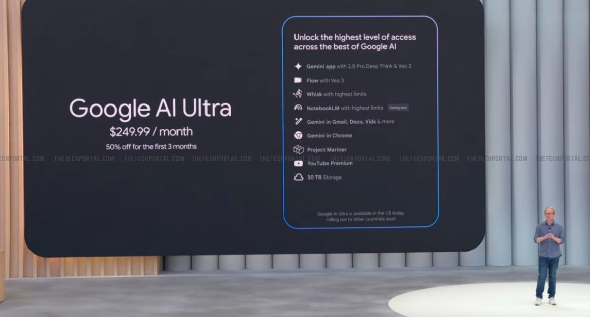 I/O 2025: Google's $250 'AI Ultra' plan offers Gemini's 'Deep Think ...