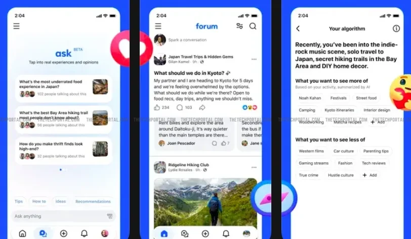 Meta quietly releases AI-powered community app ‘Forum’ to rival Reddit ...